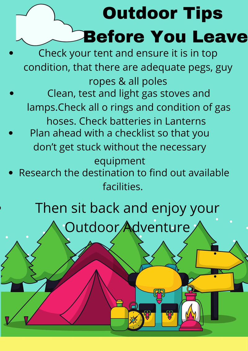 Outdoor Tips Before you Leave – Kimlins Camping World Roma