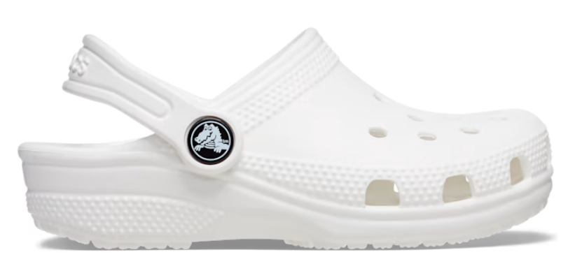 CROCS CLASSIC CLOG T KIDS WHITE – Kimlins Camping World Roma