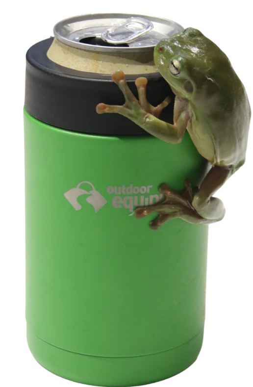 OUTDOOR EQUIPPED STUBBY COOLER TREE FROG – Kimlins Camping World Roma